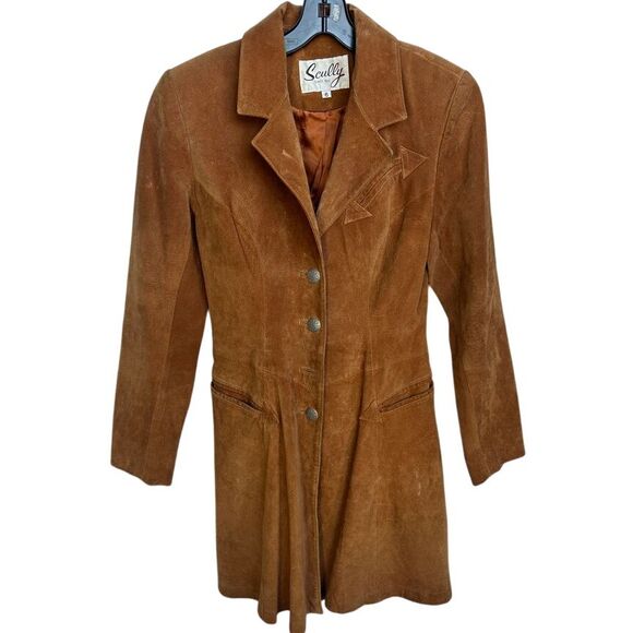 Scully | Jackets & Coats | Scully Vintage Brown Leather Suede Fit Flare ...